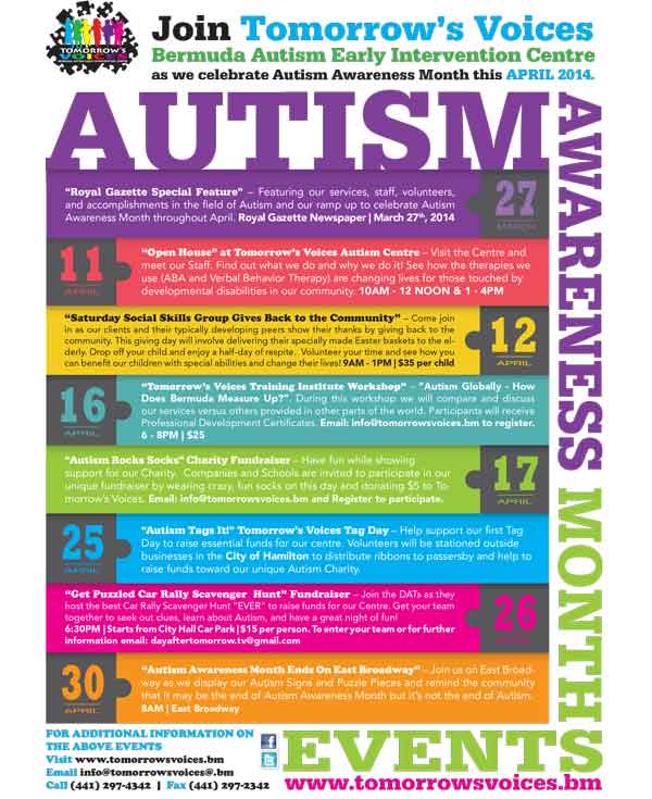 Tomorrow s Voices Autism Awareness Month Bernews