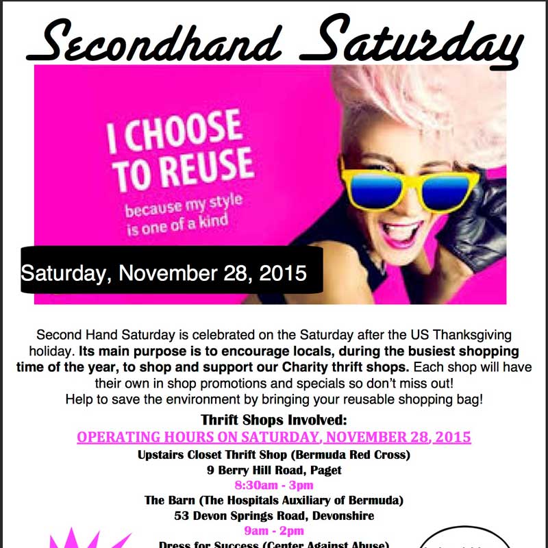 6 Stores To Take Part In Second Hand Saturday - Bernews