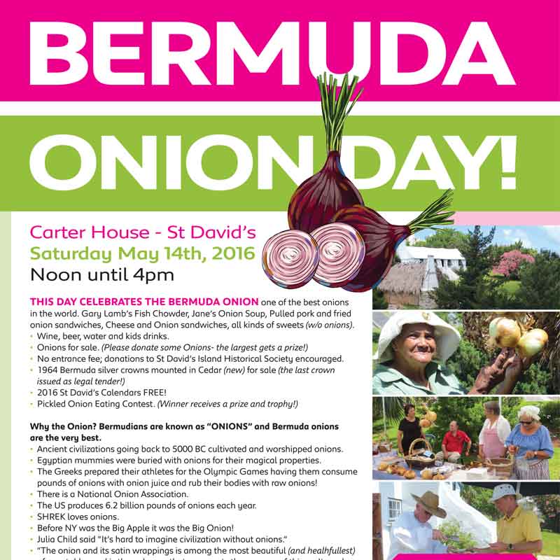 "Bermuda Onion Day" Event Set For May 14th - Bernews