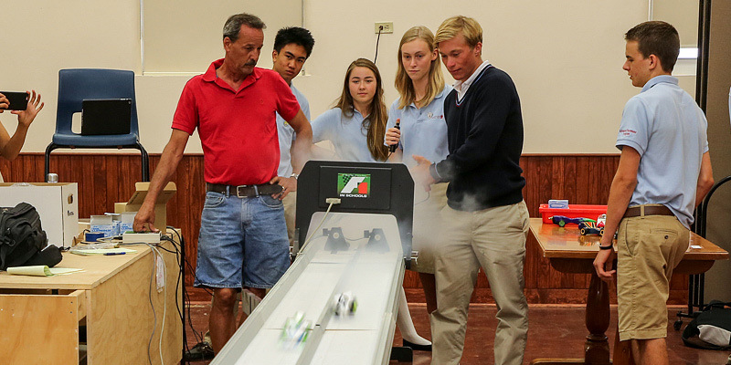 Photos/Video: Saltus Students Race Model Cars - Bernews