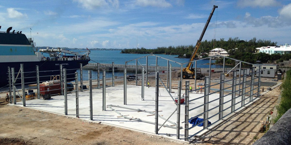Land Rover BAR's Base Under Construction - Bernews