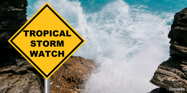 BWS: Tropical Storm Watch Remains In Effect - Bernews