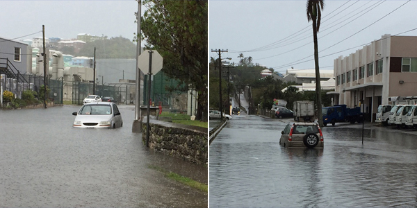 Photos: Heavy Rainfall Causes Flooding - Bernews