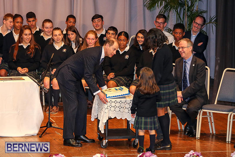 Photos: Earl Of Wessex Visits Two Schools - Bernews