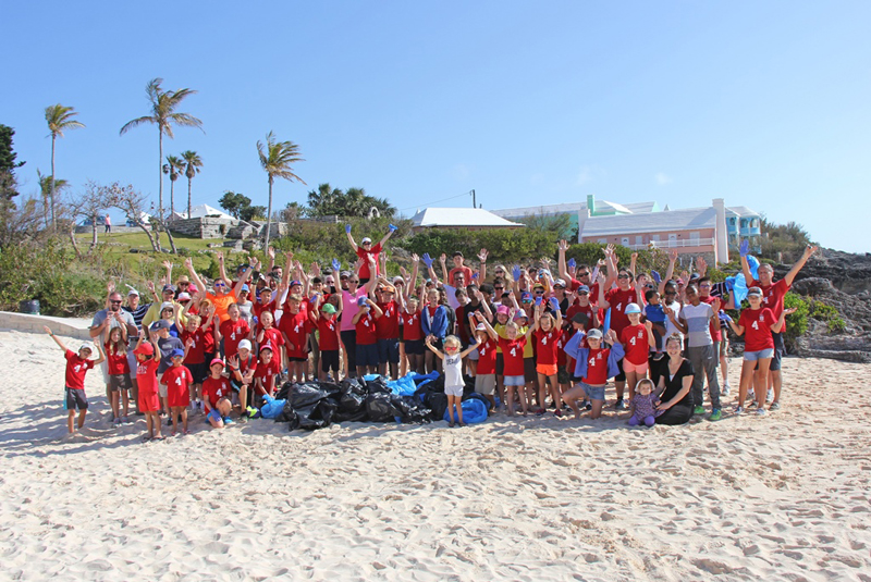 Saltus Students Clean Up John Smith’s Bay - Bernews