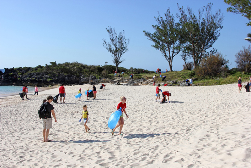 Saltus Students Clean Up John Smith’s Bay - Bernews