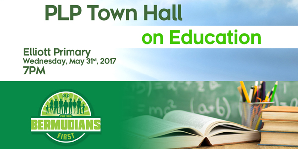 PLP To Host Education Town Hall On May 31 - Bernews
