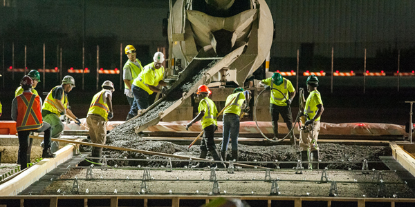 First Concrete Pour For New Airport Project - Bernews