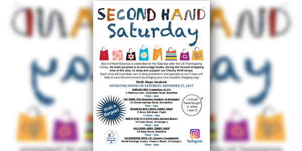 Charity Shops Join For Second Hand Saturday - Bernews