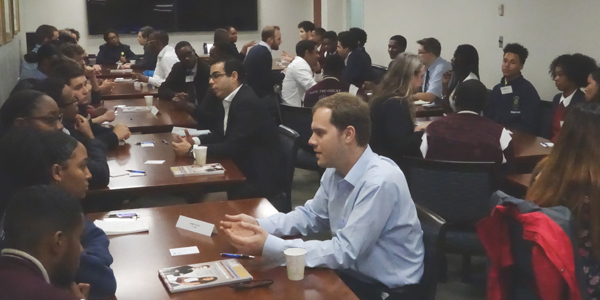 90 Students Participate In Speed Networking - Bernews