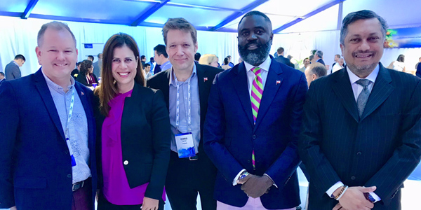 Bermuda Delegation At Summit In Santa Monica - Bernews