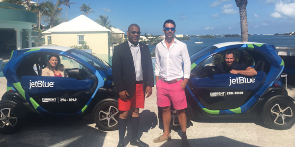 JetBlue Unveils Fleet Of Twizys In Bermuda - Bernews