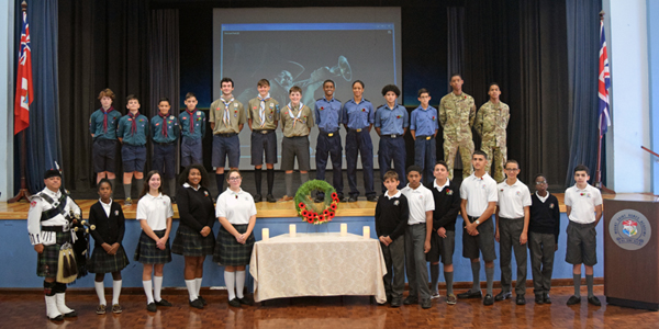 MSA Holds Remembrance Day Ceremony - Bernews