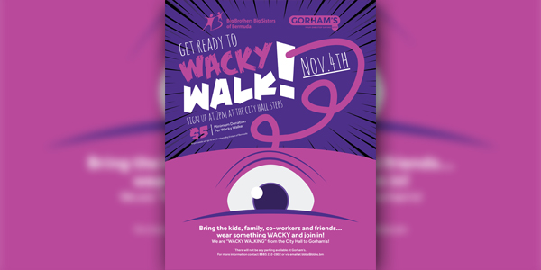 BBBS To Host “Wacky Walk” On November 4 - Bernews