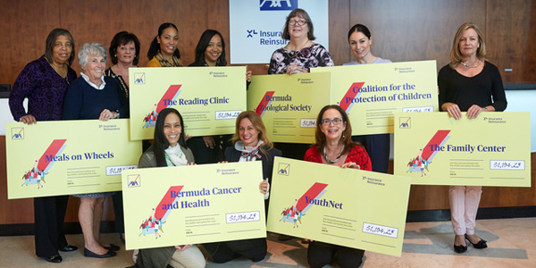 AXA XL Donates Over $7000 To Charities - Bernews