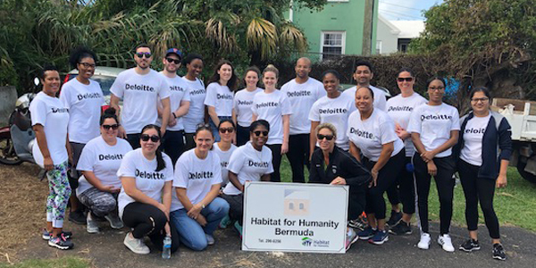 Deloitte Team Members Take Part In Impact Day - Bernews