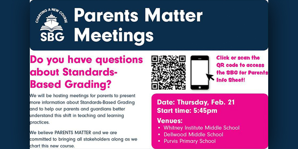 Upcoming: Standards-Based Grading Meetings - Bernews