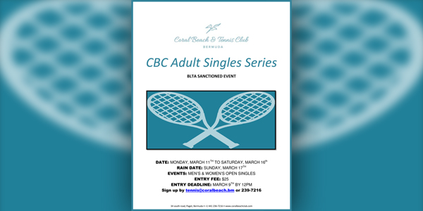 CBC Adult Singles Series From March 11 To 16 - Bernews