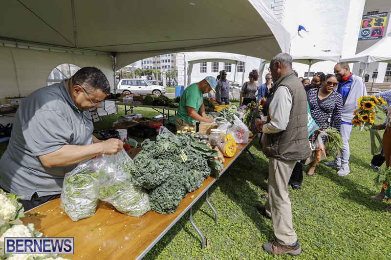 Photos: Farmer's Market Held At City Hall - Bernews