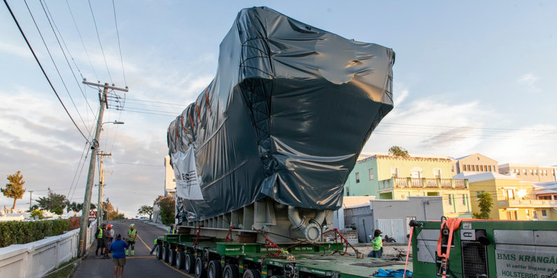 Photos & Video: New BELCO Equipment Moved - Bernews