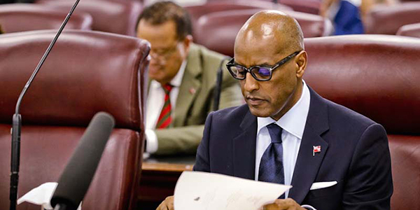 Photos: Minister Dickinson Delivers Budget - Bernews