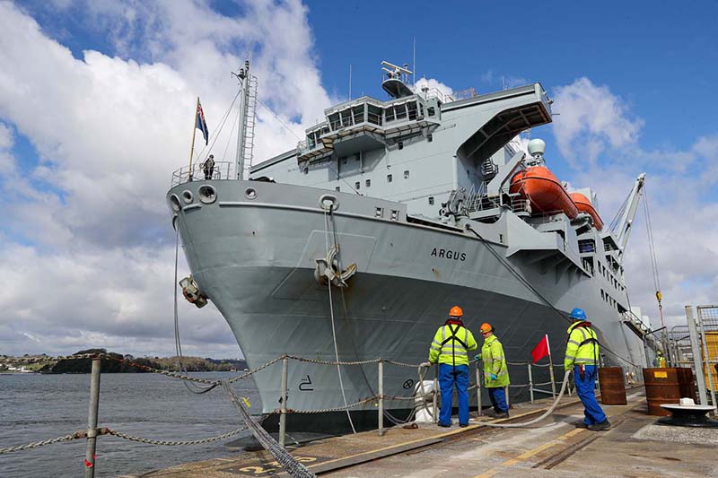 RFA Argus To Anchor & Load Provisions - Bernews
