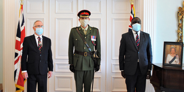 Ben Beasley Sworn In As Commanding Officer - Bernews