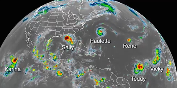 Five Active Storms Currently In Atlantic Area - Bernews