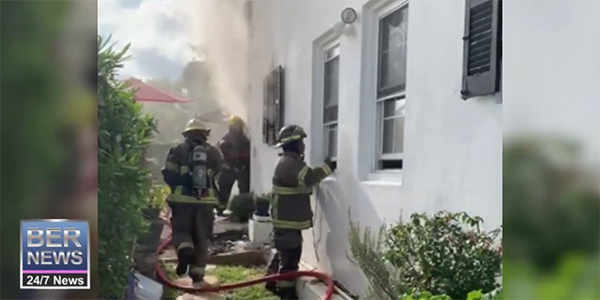 Video: BFRS Extinguish Fire In Devonshire - Bernews