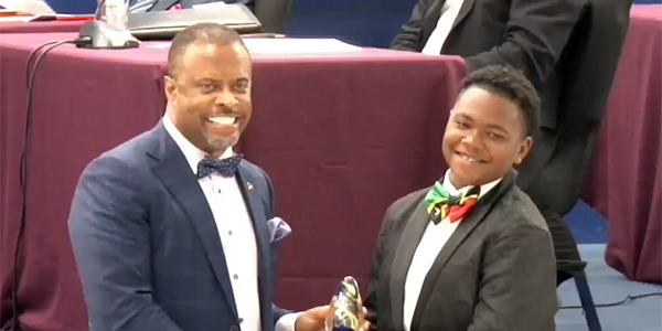 Video: Terron Webb Named 'Remarkable Teen' - Bernews