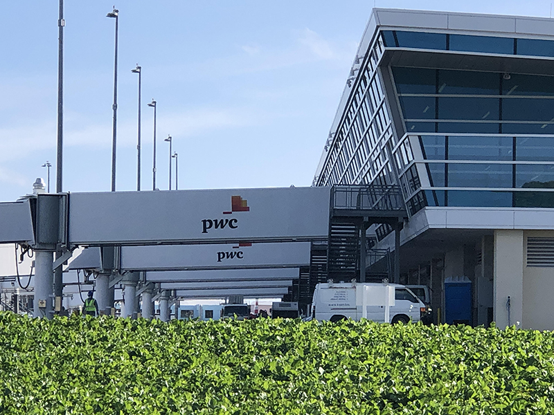 PwC Brand Featured At New Airport Terminal - Bernews