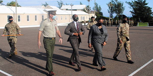Governor, Premier & Minister Visit RBR Camp - Bernews