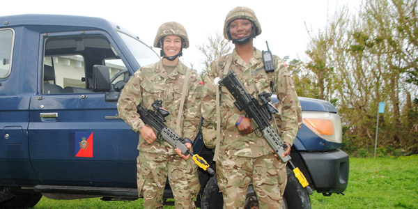 Soldiers Hit The Field For The First Time - Bernews