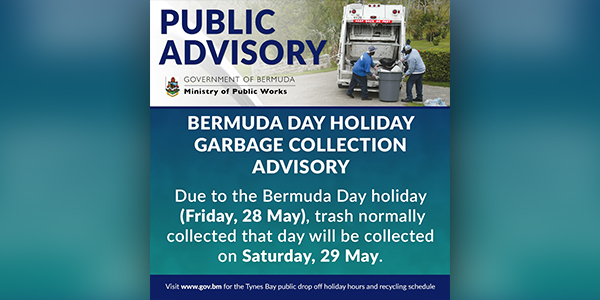 Bermuda Day Garbage Collection Advisory - Bernews