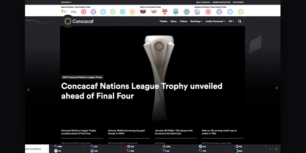 Concacaf Launches New Website - Bernews