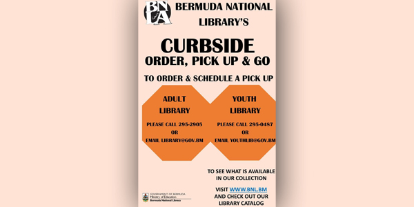 National Library Returns To Curbside Pickup - Bernews