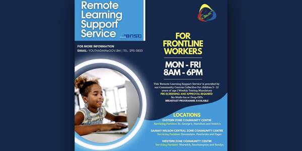Govt Offers Remote Learning Support Service - Bernews