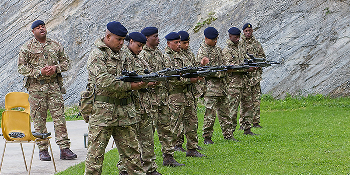New RBR Soldiers Finish First Week Of Training - Bernews