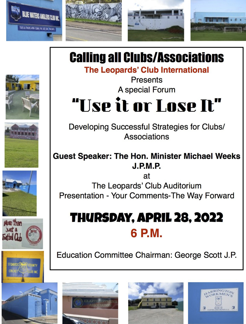 'Successful Strategies for Clubs/Associations' - Bernews