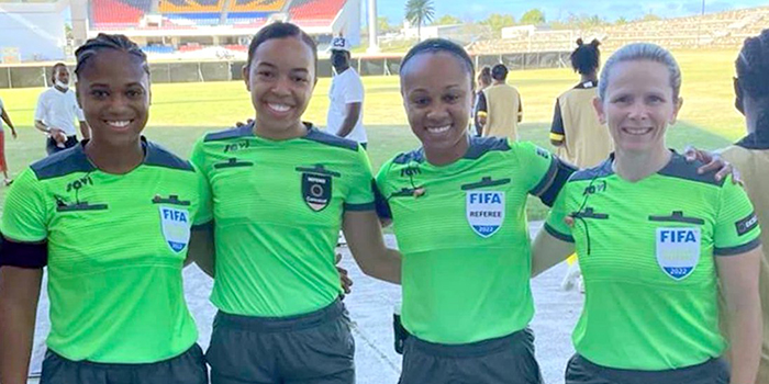 Trott Officiates In Women’s World Cup Qualifier - Bernews