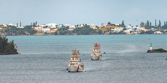 Photos: Two U.S. Coast Guard Ships Arrive - Bernews