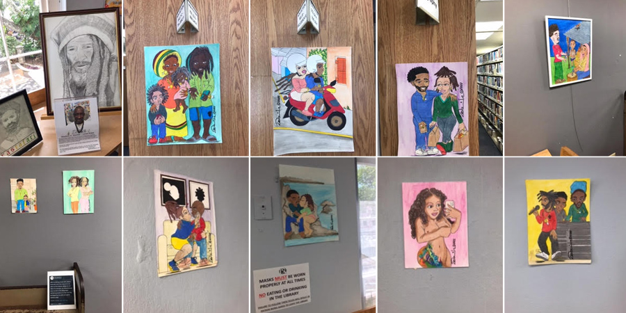 Daniels Artwork At Bermuda National Library - Bernews
