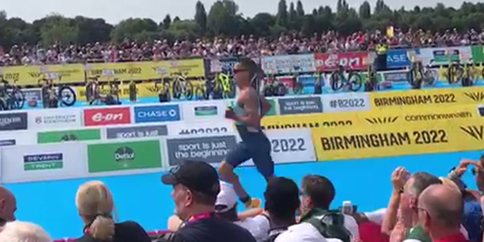 Videos: Tyler Smith Finishes 13th In Triathlon - Bernews