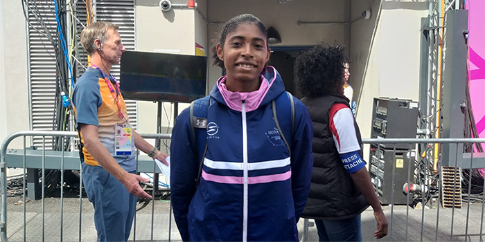 Sakari Famous Finishes 8th In High Jump Heat - Bernews