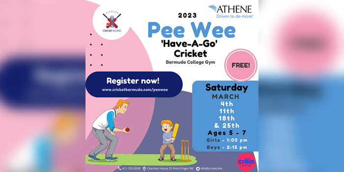 Athene Life Sponsor Pee Wee Cricket Program - Bernews