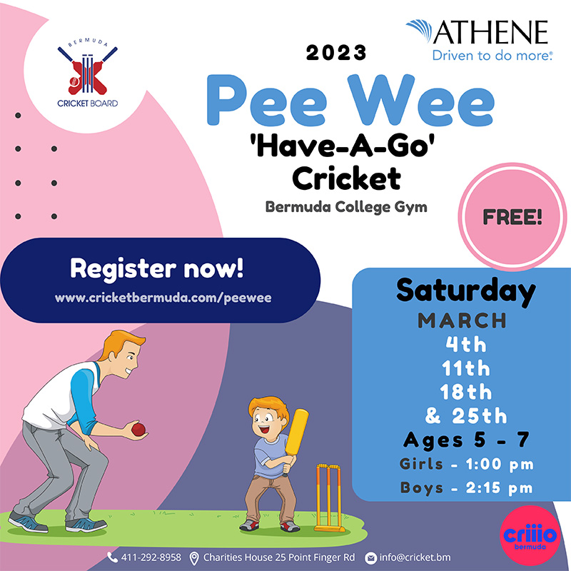 Athene Life Sponsor Pee Wee Cricket Program - Bernews