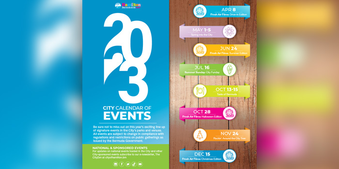 City Of Hamilton 2023 Signature Events Calendar - Bernews