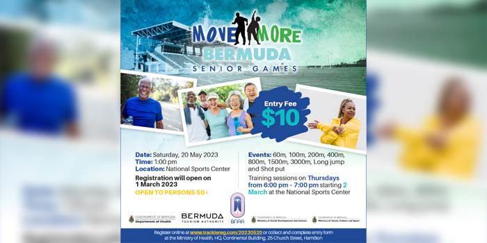 'Move More Bermuda Senior Games' Registration - Bernews