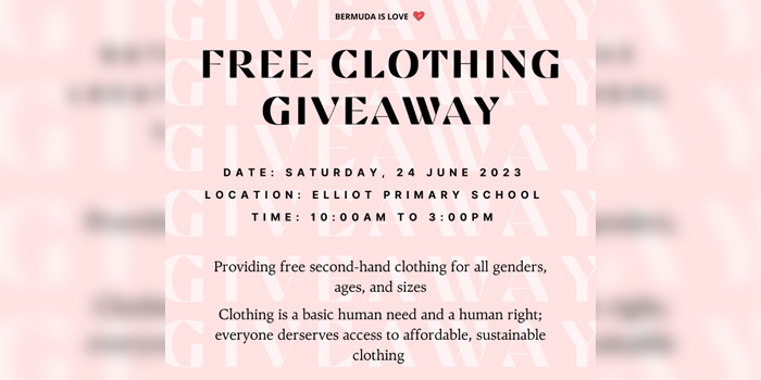 Free Clothing Giveaway To Be Held On Saturday - Bernews