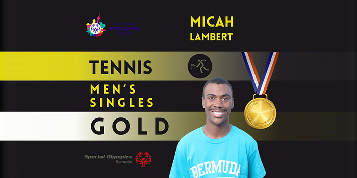 Micah Lambert Wins Gold At Special Olympics - Bernews